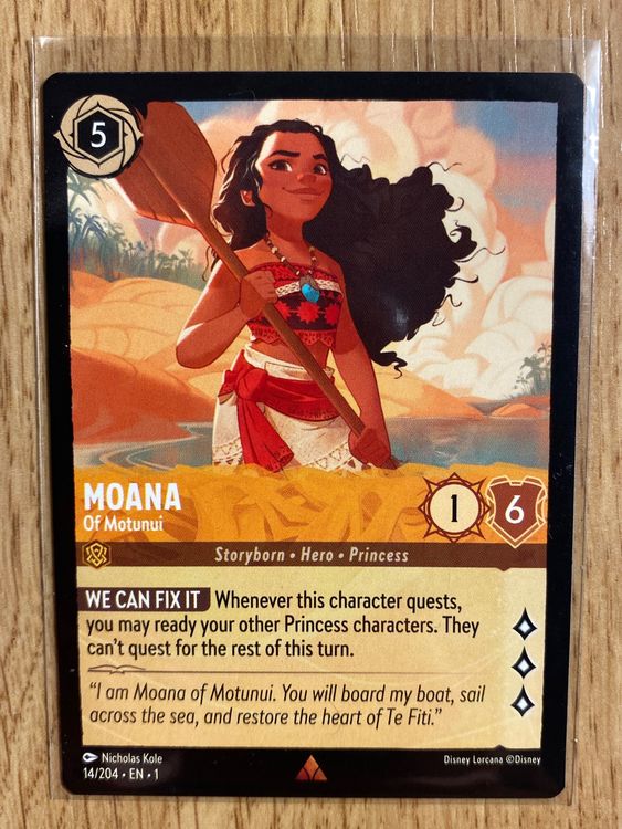 Disney Lorcana - Moana Rare EN (14/204) | Kaufen auf Ricardo