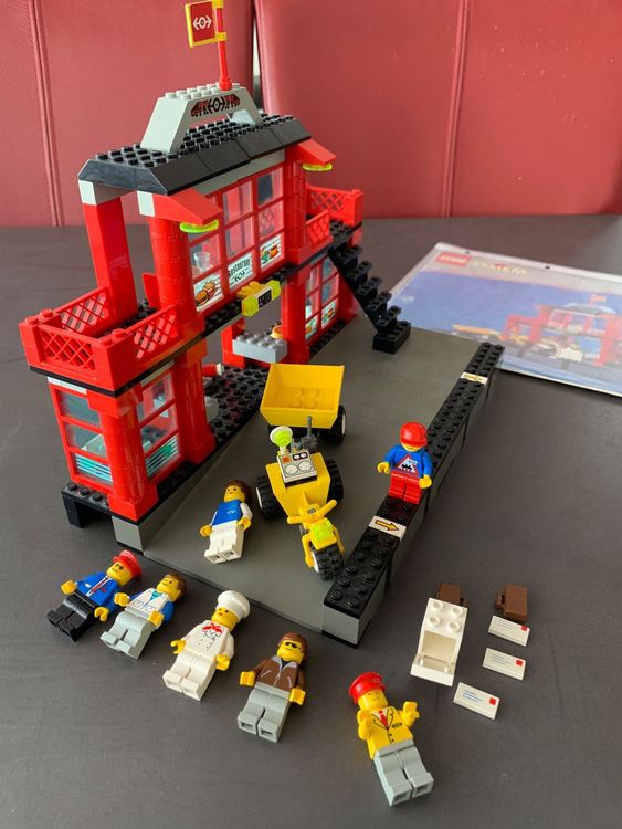 Lego 4556 Train Station Bahnhof Lego City mit Anleitung (Gebraucht) in ...