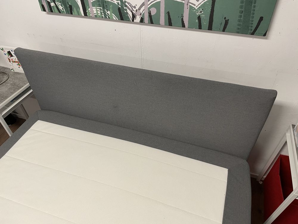 IKEA SÄBÖVIK Boxspring Bett komplett, grau, 140x200 cm | Kaufen auf Ricardo