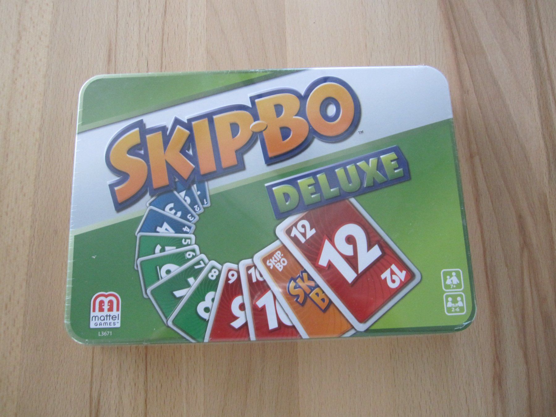 Skip-Bo Deluxe Kartenspiel in exklusiver Geschenk Box OVP!!! (Neu und ...