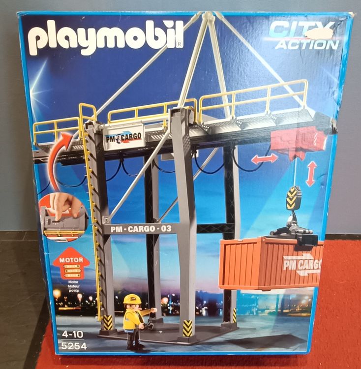 Playmobil Container Kran groß neu 5254 ovp (Neu und originalverpackt ...
