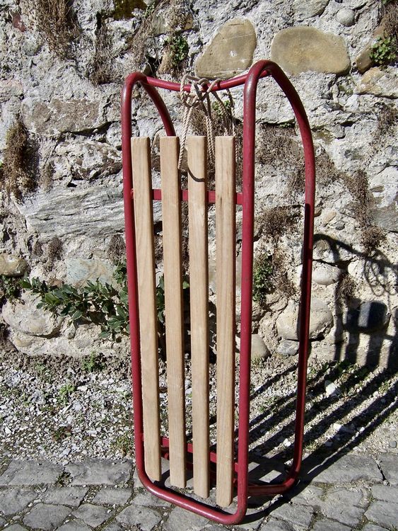 Vintage Schlitten Stahlrohrschlitten SKS (Gebraucht) in Kerzers für CHF ...