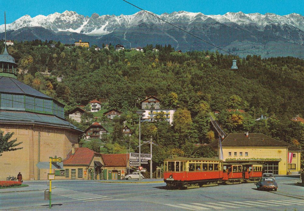 Österreich Innsbruck IVB Tram Talstation Hungerburgbahn (Gebraucht) in ...