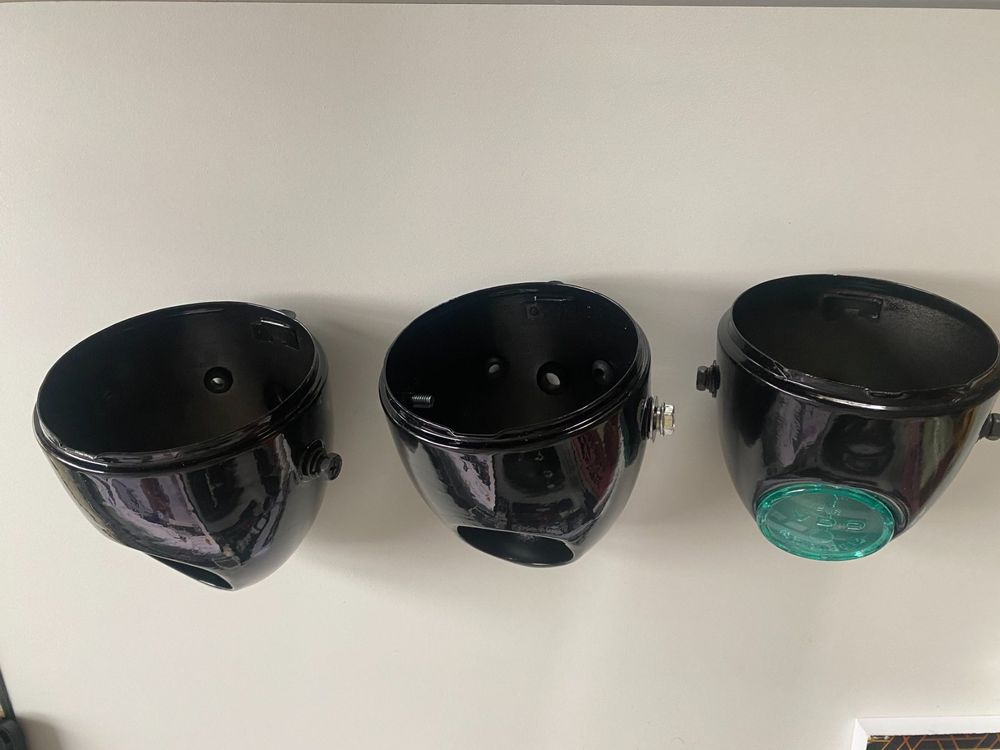 Lampentopf Eierlampe Ø 103 mm schw. (seitliche Bef.) ab 1Fr. | Kaufen auf Ricardo