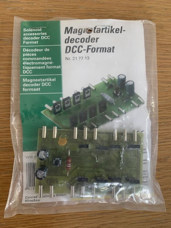 Magnetartikel Decoder,DCC Format,neu,Bausatz Conrad,H177 (Neu (gemäss Beschreibung)) in Winden ...