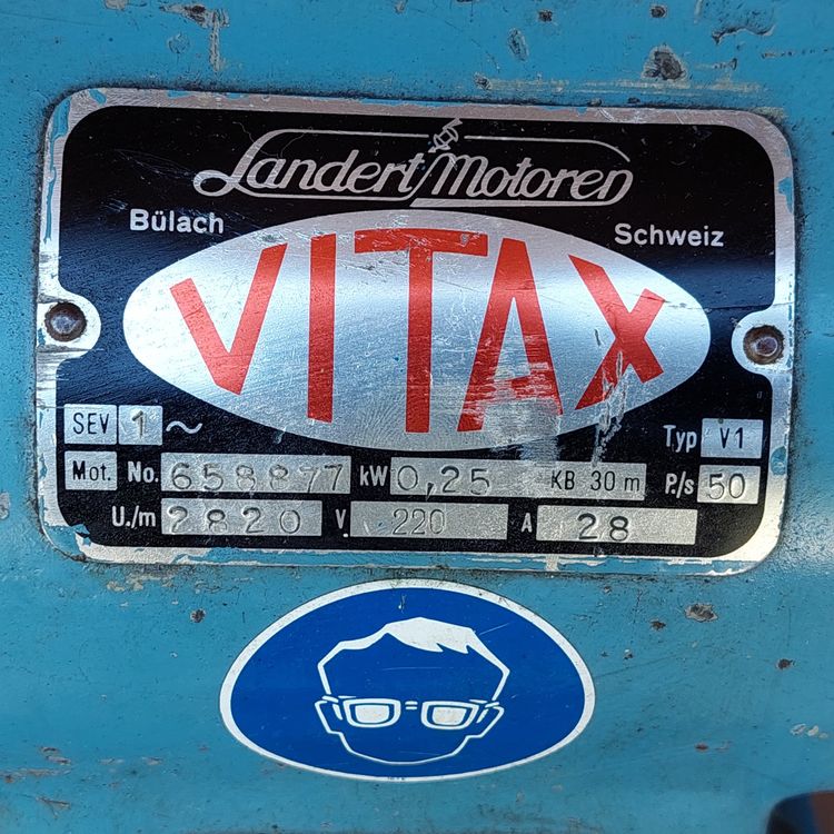 Vitax Schleifmaschine typ v1 (Gebraucht) in Niederuzwil für CHF 355 ...