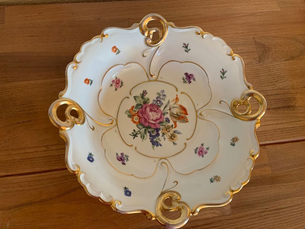 Porzellan-Schale, ILMENAU Graf von Hennenberg Porzellan 1777 | Kaufen ...