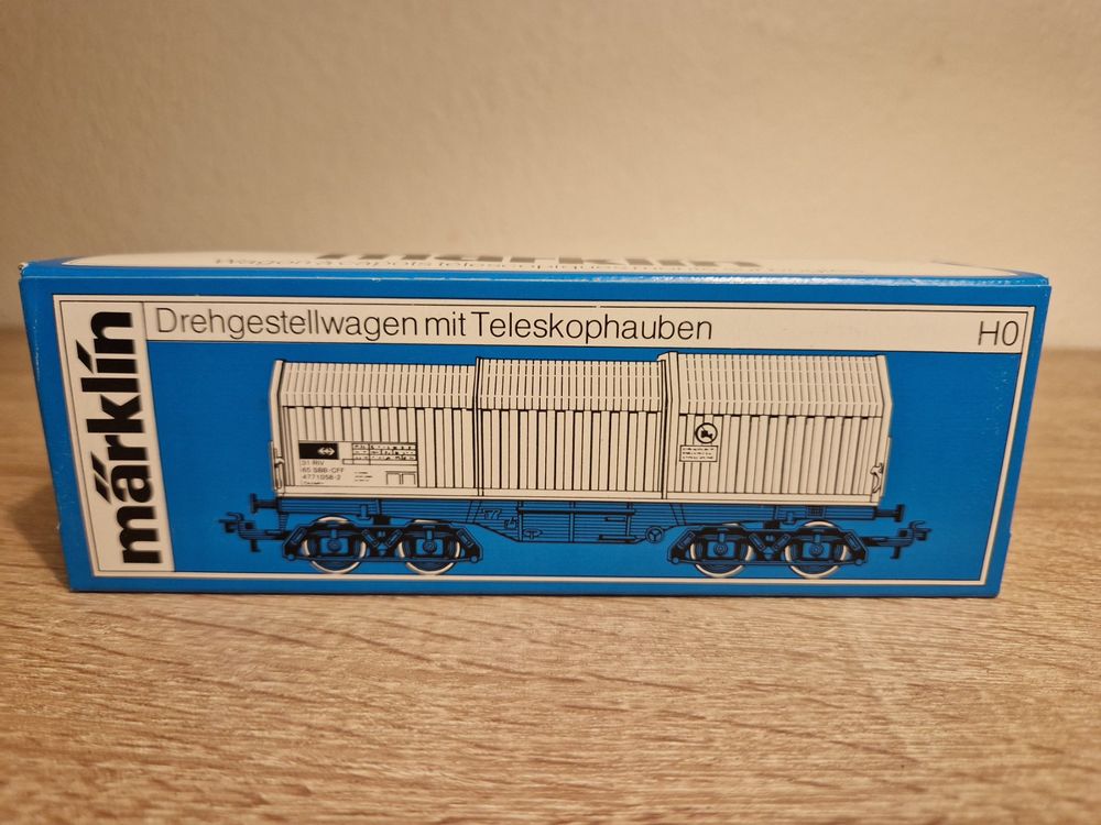 Märklin 4687 Teleskopwagen SBB OVP NEU | Kaufen auf Ricardo
