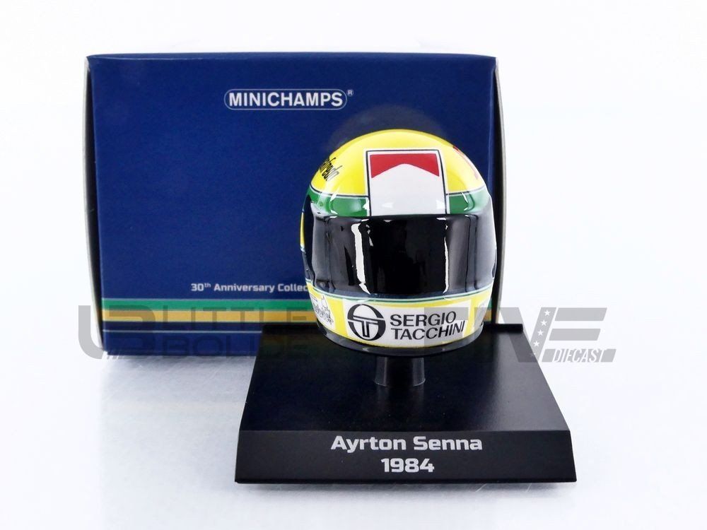 Ayrton Senna #19 Helm Toleman Hart 1984 Helm 1/10 PMA NEU (Neu und ...