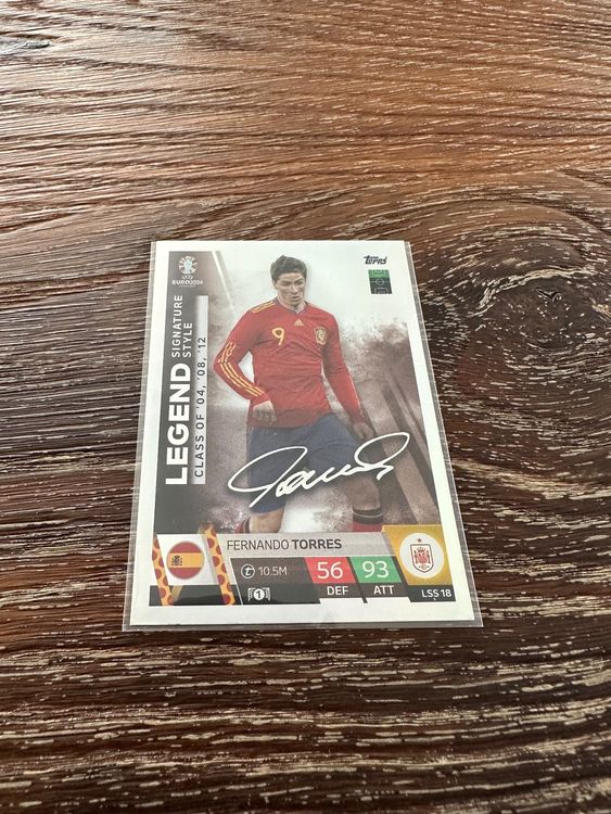 Topps Match Attax EURO 2024 LSS18 Torres Legend Signature (Neu und ...