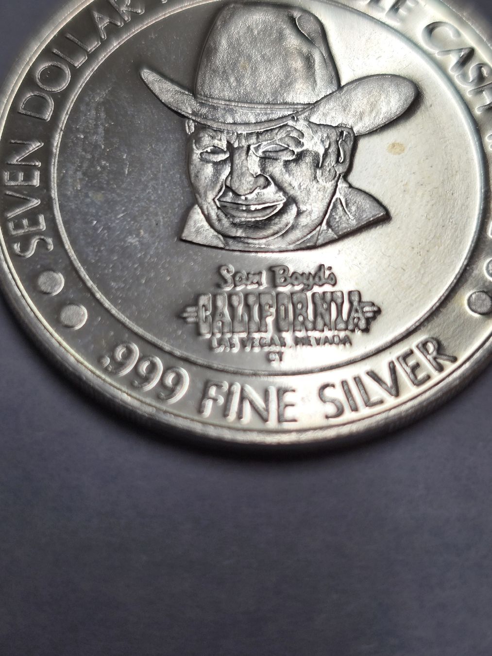 Sam Boyd's California Token, 999 Feinsilber, Las Vegas (Neu (gemäss ...