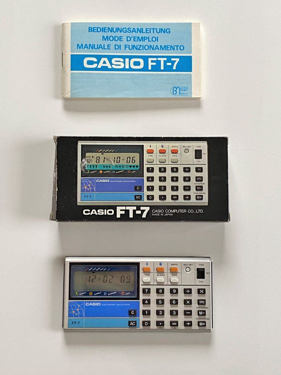 VintageTaschenrechner CASIO FT-7 (Gebraucht) in Hauterive NE für CHF 20 – mit Lieferung auf ...