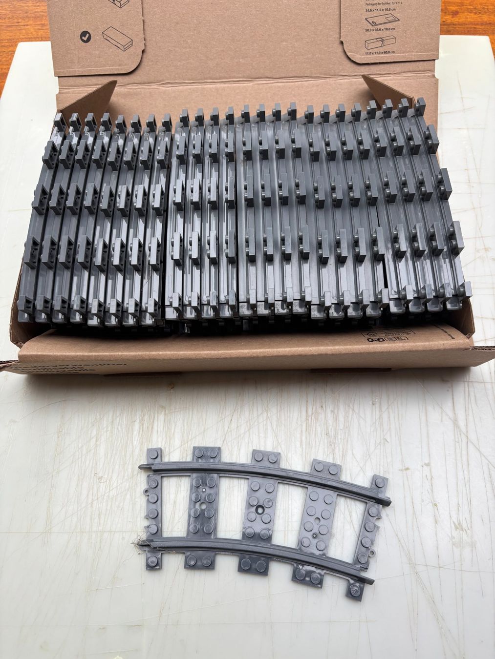 Lot de rails type lego gris - pour agrandir votre ville ! (Gebraucht ...