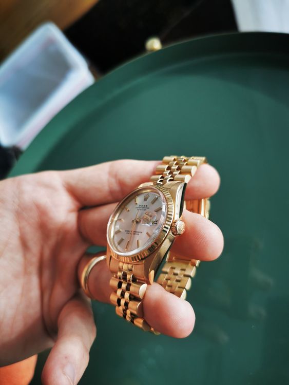 Rolex Datejust 1601/8 | 36mm | 18k Gold | CPO Box & Papier (Gebraucht ...