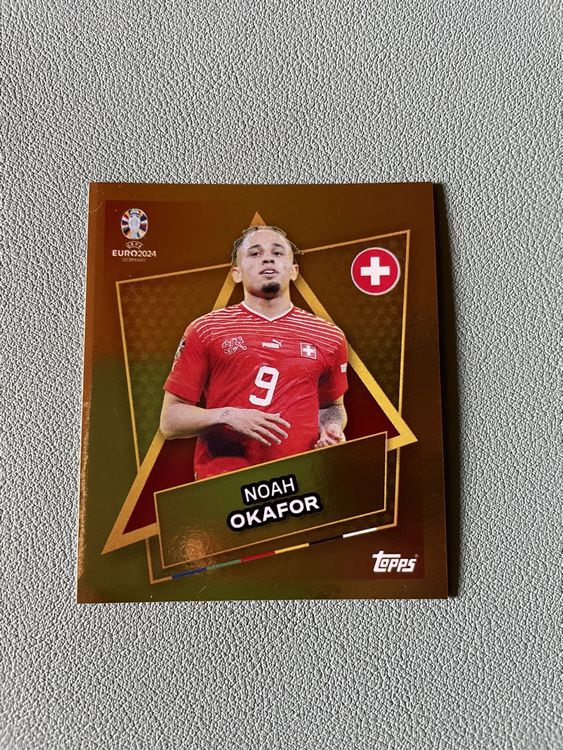 Topps Euro 2024 Noah Okafor Gold SUI SP | Kaufen auf Ricardo