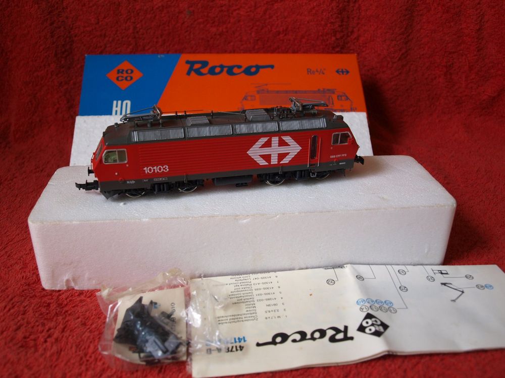 Re 4/4 SBB Lok von ROCO spur H0 gebraucht gut erhalten (Gebraucht) in Aarau für CHF 69 – mit ...
