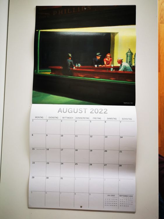 Edward Hopper Kalender 2022 (Gebraucht) in Luzern für CHF 2 – mit ...