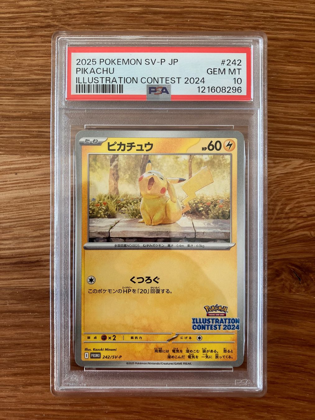 Pikachu Promo Illustration Contest 242/SV-P Pokemon🇯🇵PSA10 (Gebraucht ...