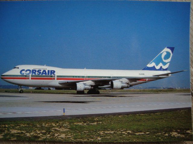 Corsair (Royal Air Maroc col.) Boeing 747-2B6B Combi CN-RME (Neu und ...