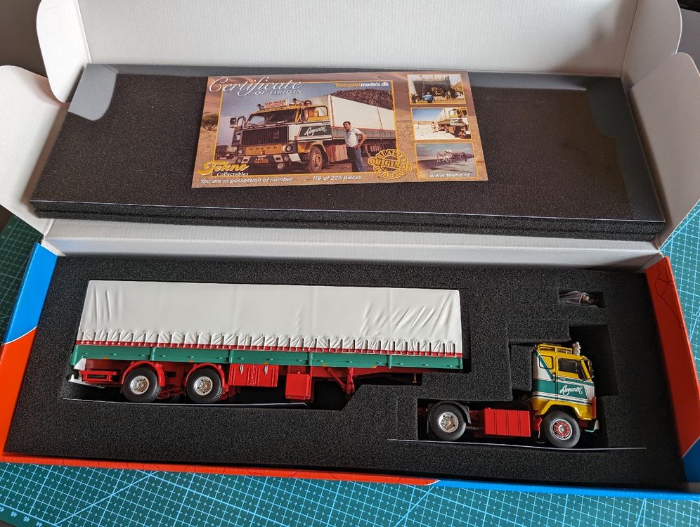 Tekno Vebe Trans - Lennarth Volvo F89 curtainside semitraile (Neu und ...
