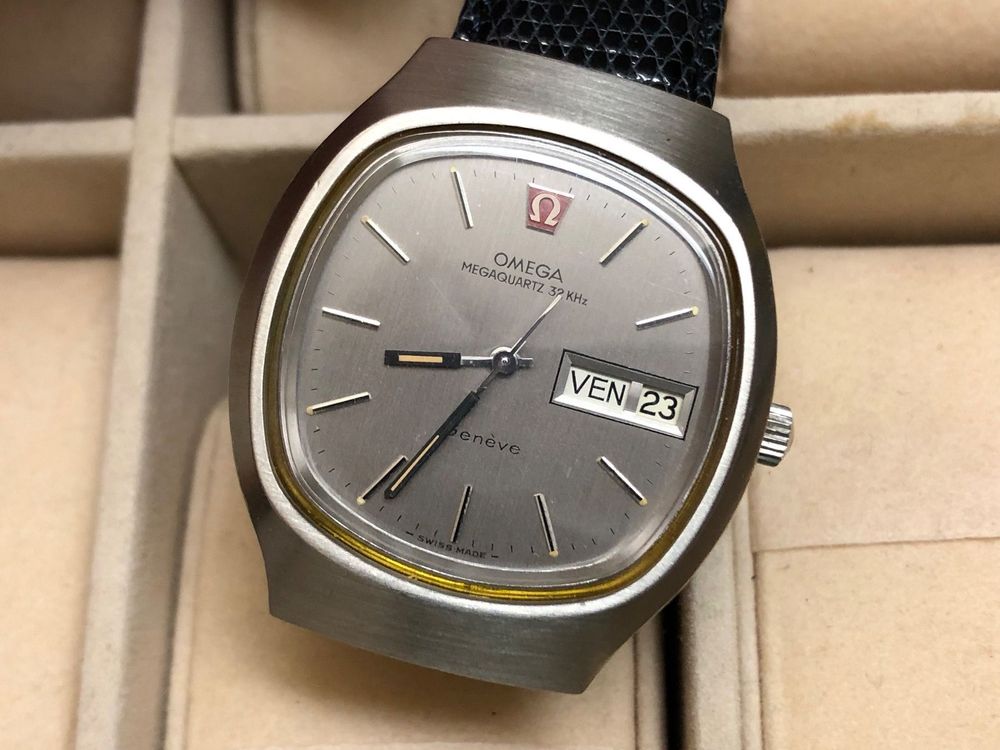 Omega Megaquartz 32 Khz pour homme 38mm fonctionne | Kaufen auf Ricardo