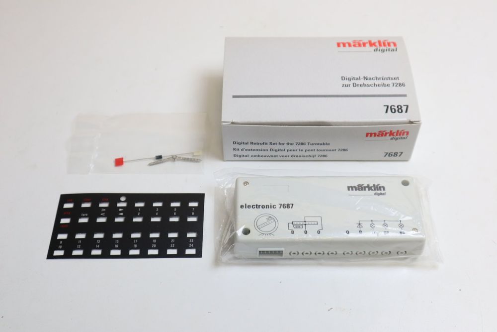 Märklin 7687 Digital Nachrüstset Drehscheibe 7286 - NP 160.- (Gebraucht ...