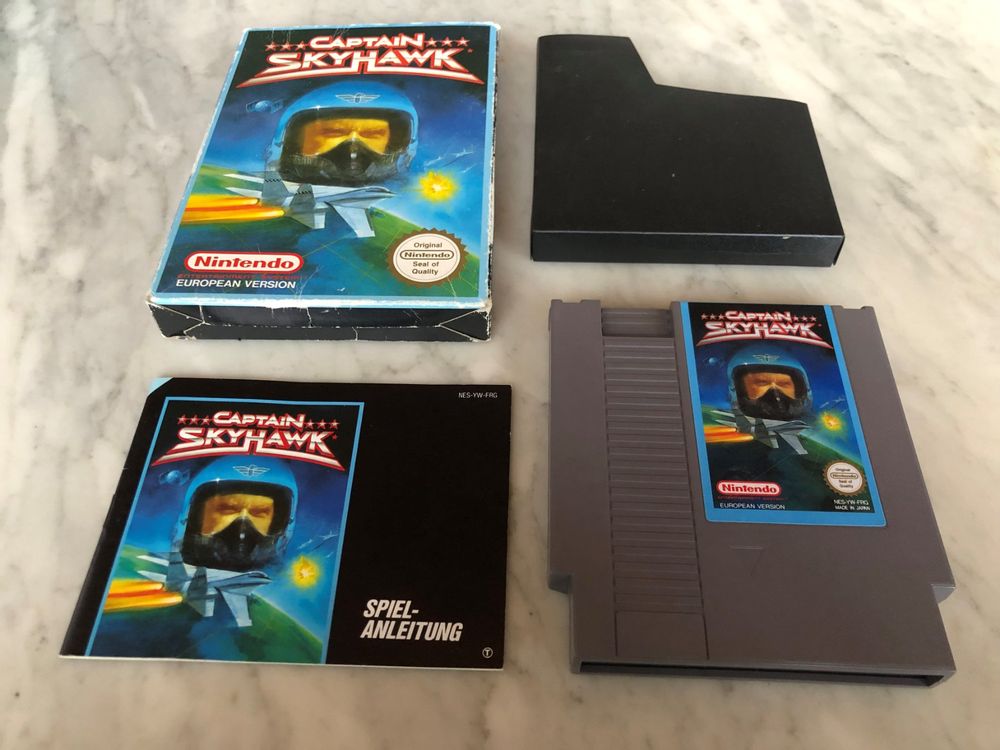 CAPTAIN SKYHAWK SPIEL FÜR NINTENDO NES IN ORIGINALSCHACHTEL | Kaufen ...
