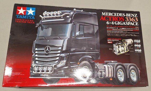 Tamiya - 56348 1/14 Mercedes-Benz Actros 3363 6x4 GigaSpace (Neu ...