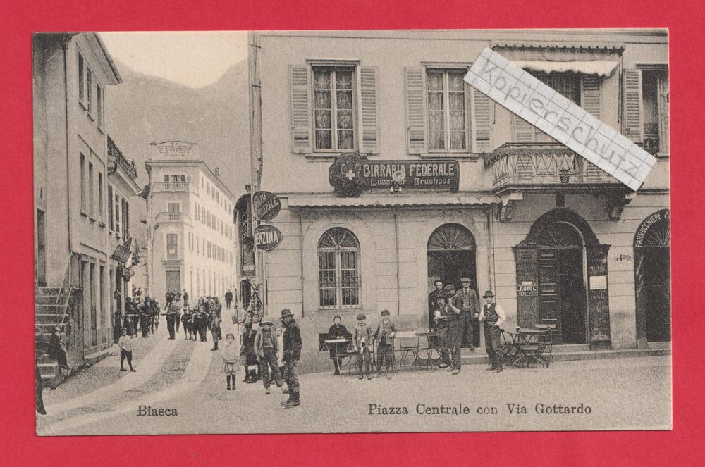 Biasca (TI) Riviera "Piazza Centrale" mit "Birraria" (Gebraucht) in ...