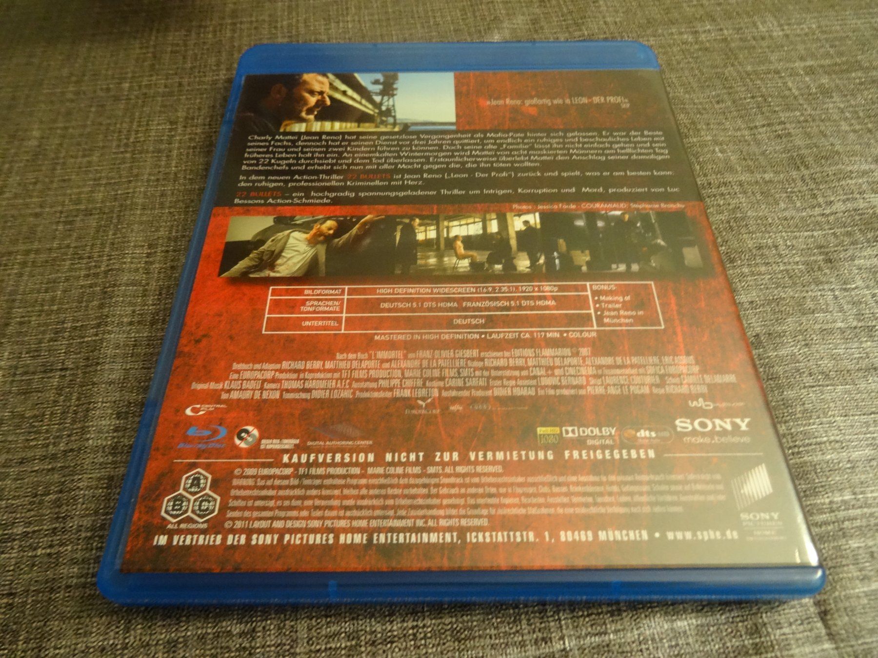 22 Bullets - Jean Reno - Blu-ray - Action pur! (Gebraucht) in Olten für CHF 3.5 – mit Lieferung ...