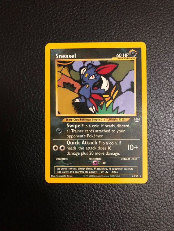 Neo Revelation Sneasel rare 24/64 Ab 1 | Kaufen auf Ricardo