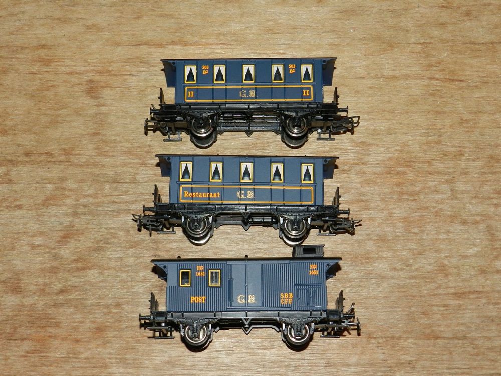 Märklin H0 WS 3 Personenwagen der Gotthardbahn (Gebraucht) in Jona für CHF 52 – mit Lieferung ...