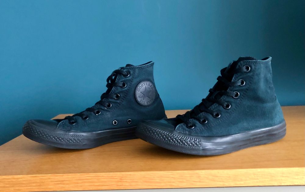 Converse Chuck Taylor All Star Mono Canvas Hi black 38 | Kaufen auf Ricardo