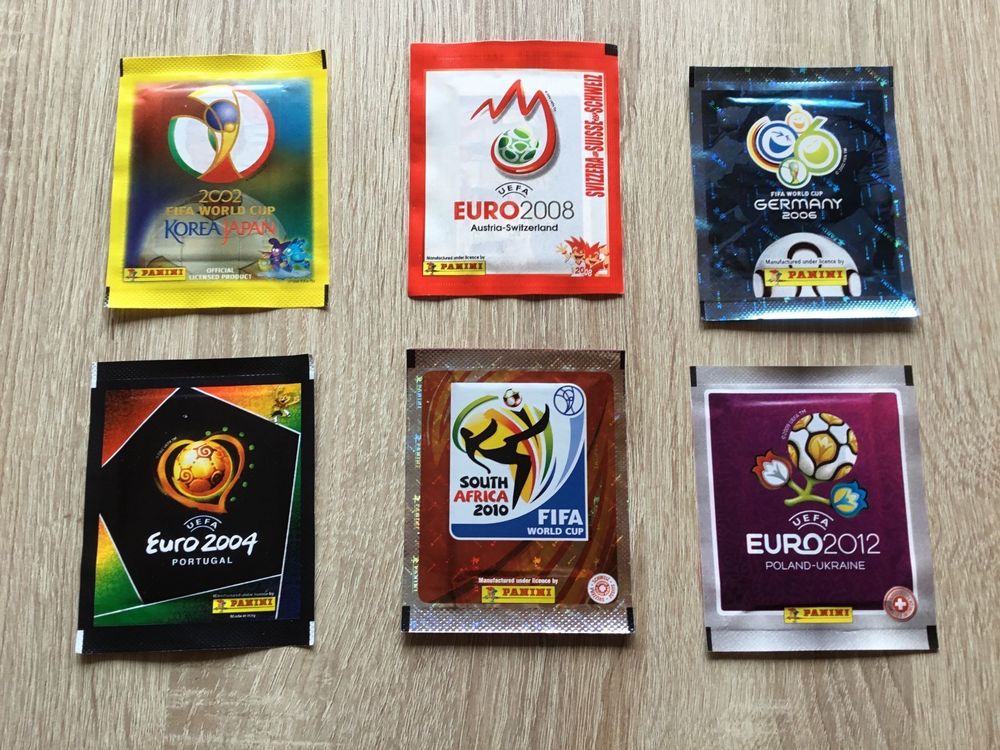 Panini 6 paquets coupe du monde et euro (Neu und originalverpackt) in ...