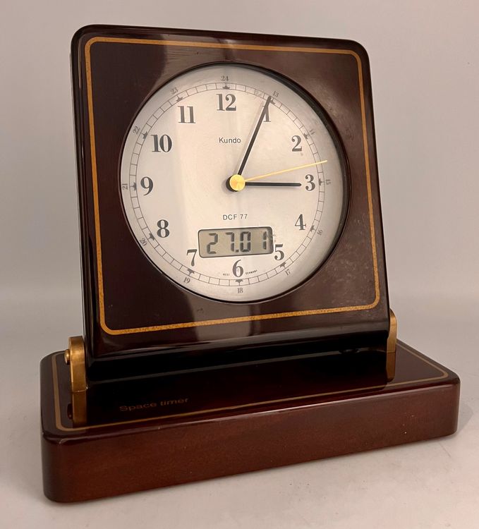 Vintage 80 Jahre Design Kundo Space Timer Funkuhr Tischuhr (Gebraucht ...