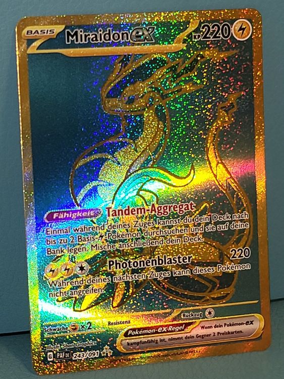 Ab 12.- Paldeas Schicksale Miraidon ex Gold Deutsch | Kaufen auf Ricardo