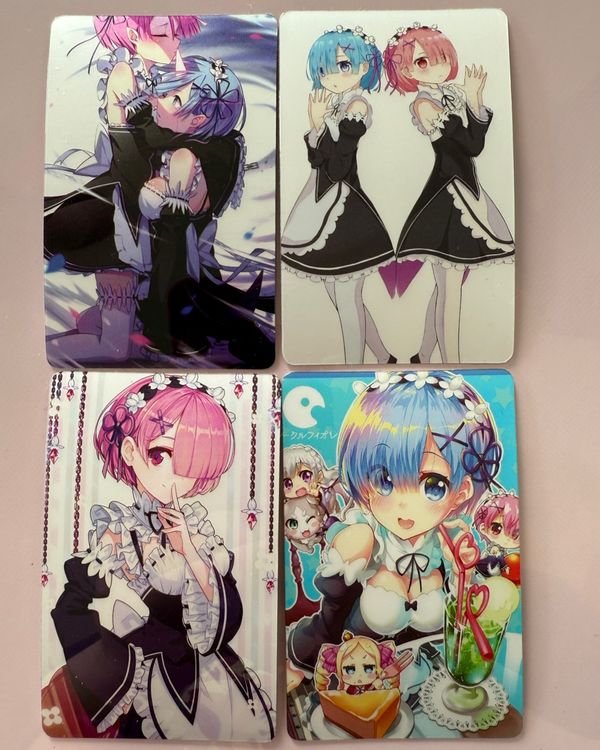Re:Zero Photocards / Rem & Ram (4) (Gebraucht) in Allschwil für CHF 1 ...