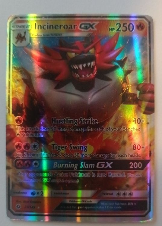 Incineroar GX Karte Pokémon (Gebraucht) in Tägerig für CHF 2.9 – mit ...