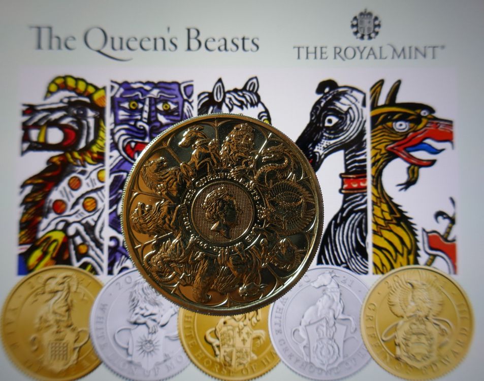 2 oz Queens Beast COMPLETTER coin 2021/ende einer Serie (Neu (gemäss ...