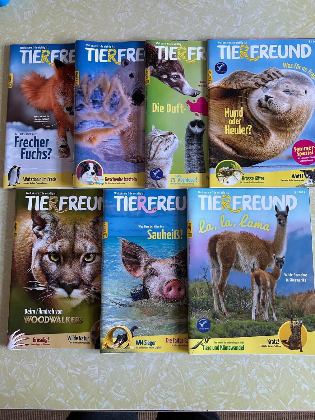 Tierfreunde 7 Magazine (Gebraucht) in Kleindöttingen für CHF 5 – nur ...