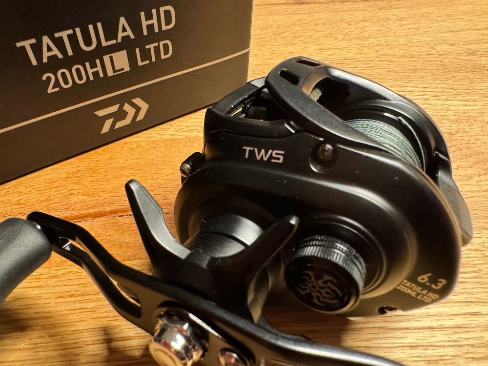 Daiwa Tatula HD LTD 200HL, mit Dragclicker, Power Pro 0.32mm (Gebraucht ...