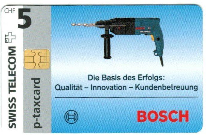 Taxcard Chip-405 Bosch Bohrmaschine ungebraucht (Neu (gemäss Beschreibung)) in Zürich für CHF 2. ...