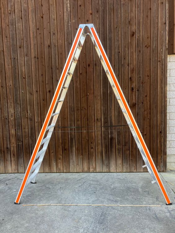 HB Systeme Typ 200- Doppelstufenleiter/ Bockleiter Alu, Nr.1 (Gebraucht ...