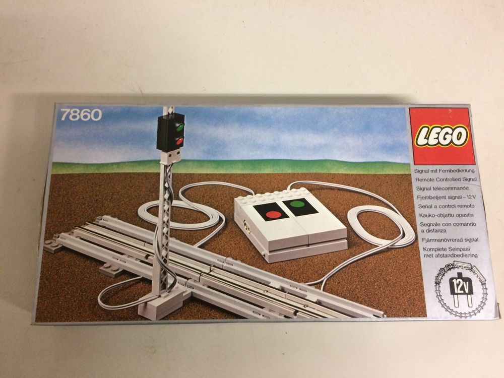 LEGO vintage train set 7860 REMOTE CONTROLLED SIGNAL 12V box | Kaufen ...