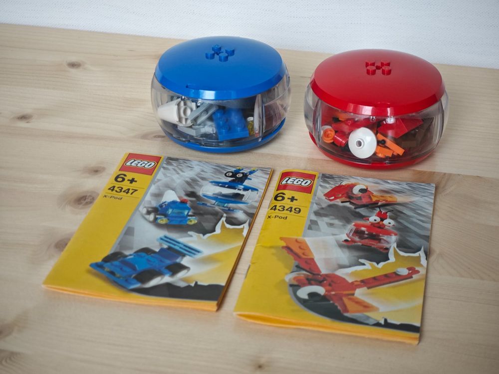 Lego Creator X-Pod Set - 4347 blau & 4349 rot - von 2004 | Kaufen auf ...