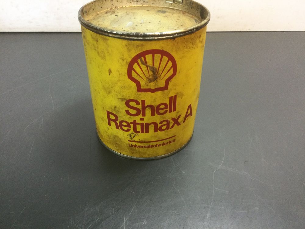 Fett Shell Retinax A - Originaldose - Rarität für Sammler! (Gebraucht ...