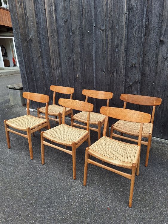 6 Stühle Hans Wegner Carl Hansen, Modell CH33 (Gebraucht) in Urtenen ...