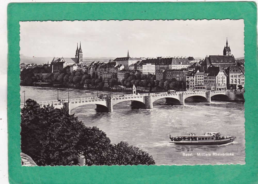 Basel Mittlere Rheinbrücke 1939 (Gebraucht) in Herisau für CHF 1 – mit Lieferung auf Ricardo kaufen