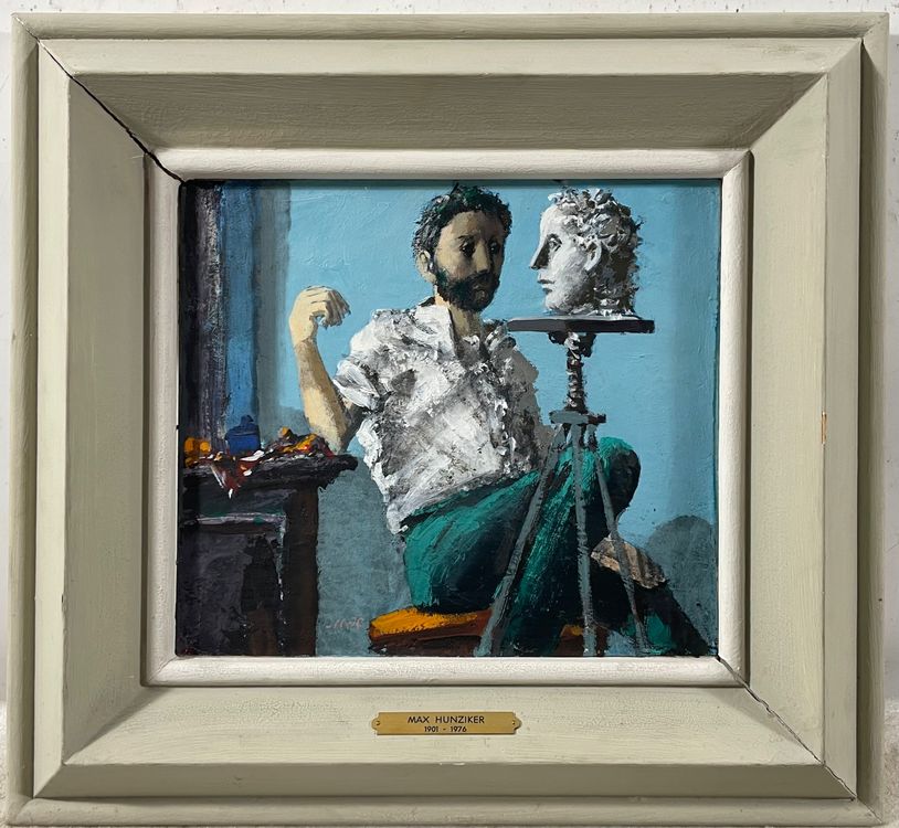 Max Hunziker (1901-1976) Gemälde - Im Atelier (Gebraucht) in Root für ...