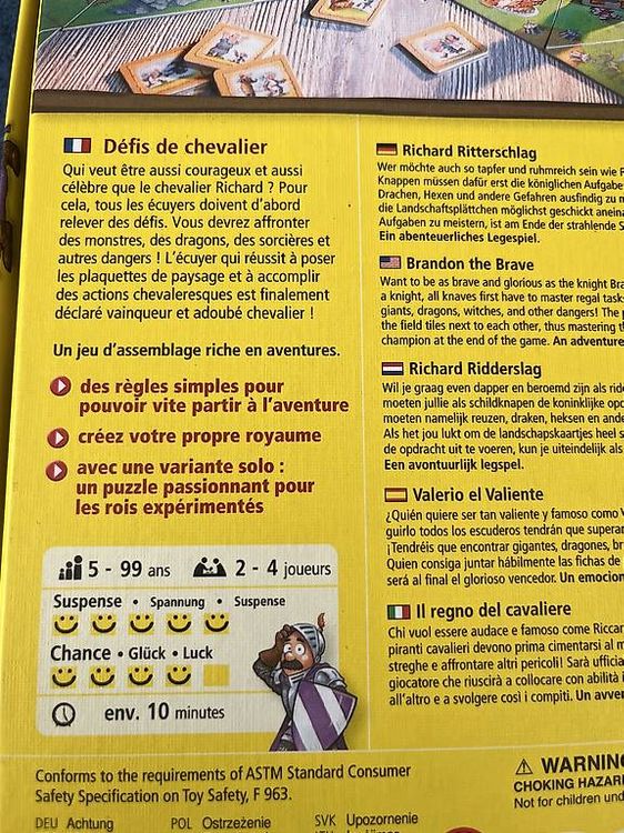 Jeu Haba Défis de chevalier (Gebraucht) in Lausanne für CHF 20 – nur Abholung auf Ricardo kaufen